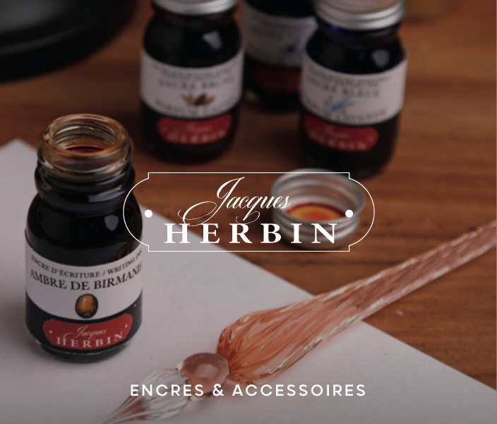 Encre authentique Noir - Jacques Herbin