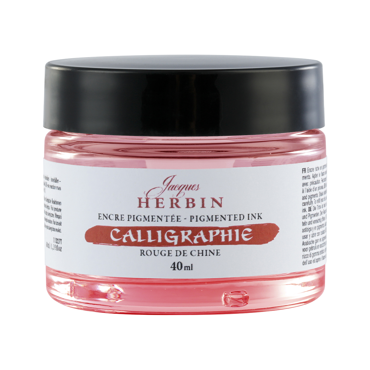 Chinese red calligraphy ink - Jacques Herbin