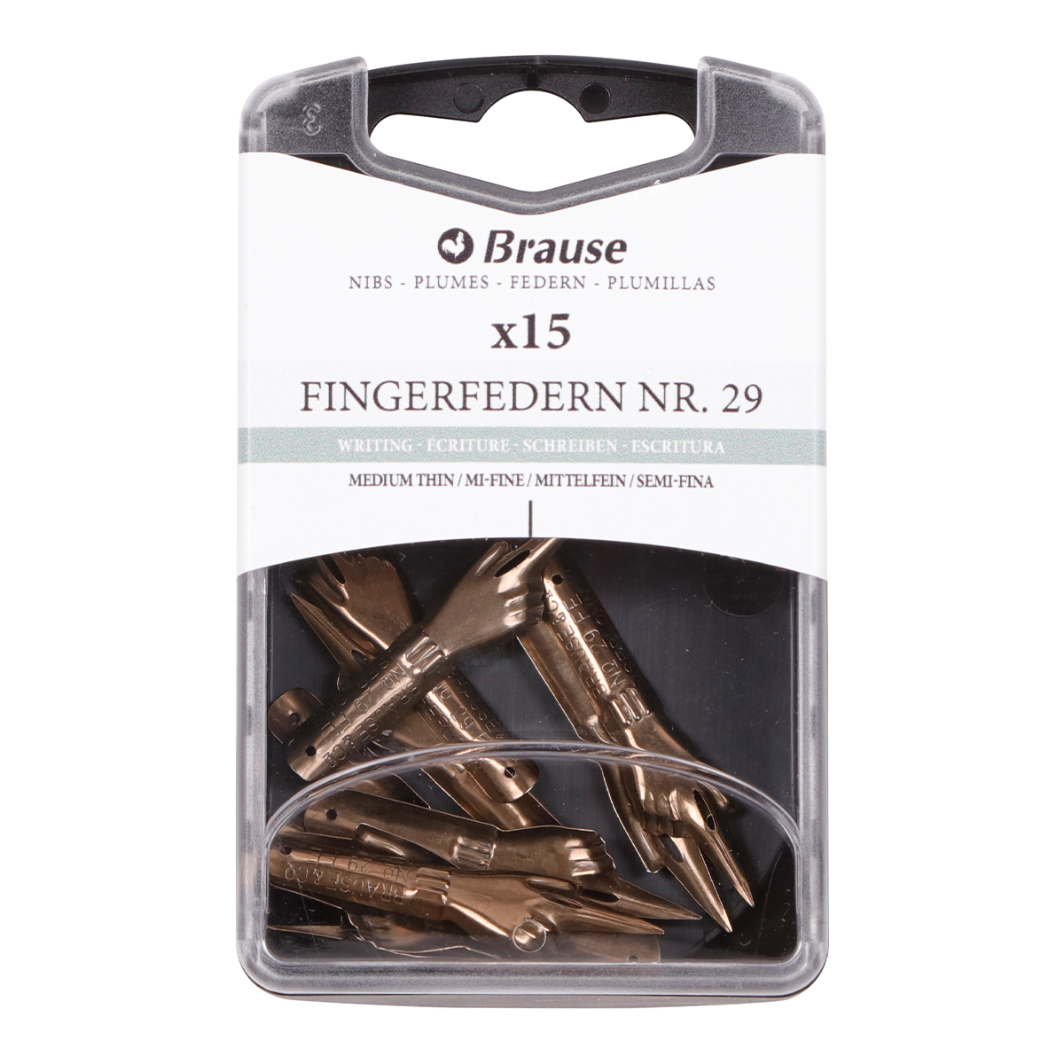 Plumes d'écriture pour porte-plume - Boite 15 Plumes Index - Jacques Herbin