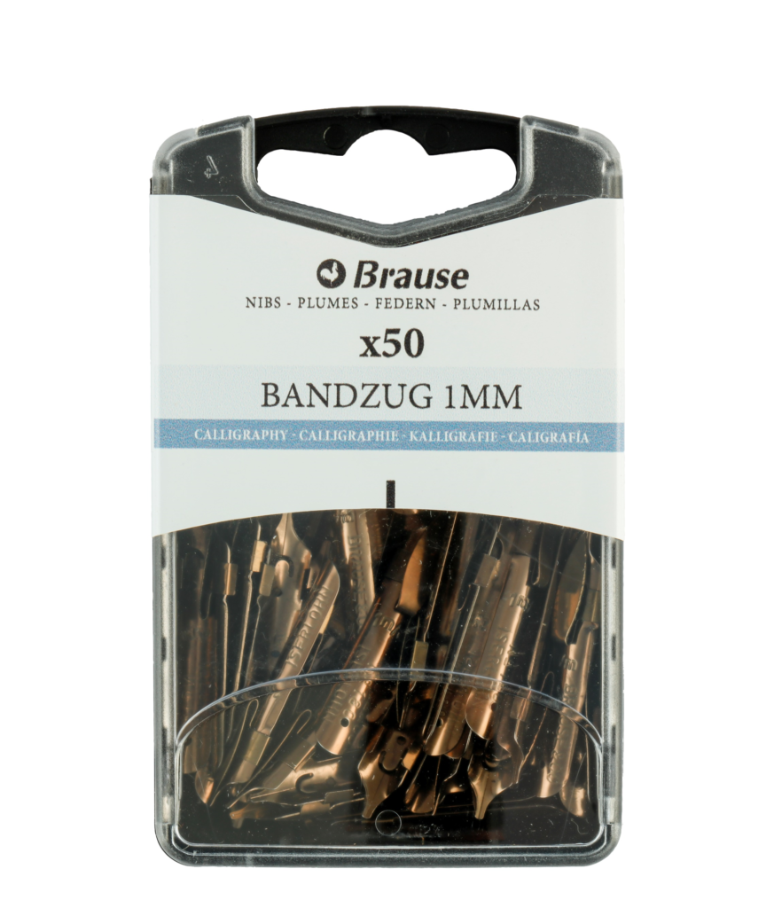 Plumes de calligraphie pour porte-plume - Boite de 50 plumes Bandzug ...