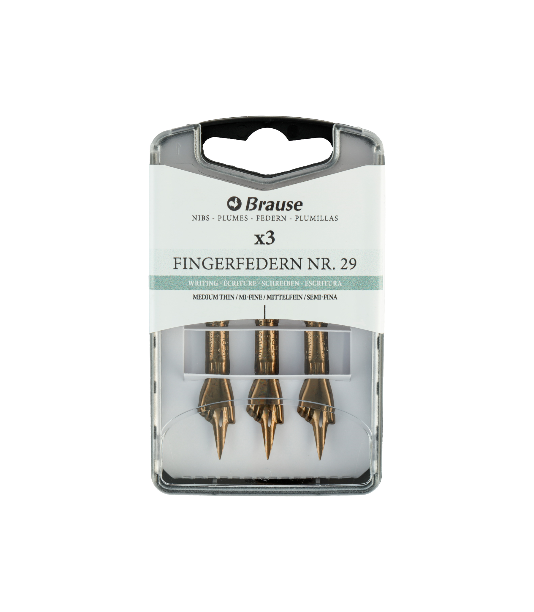 Plumes d'écriture pour porte-plume - Boite de 3 plumes métal Index ...